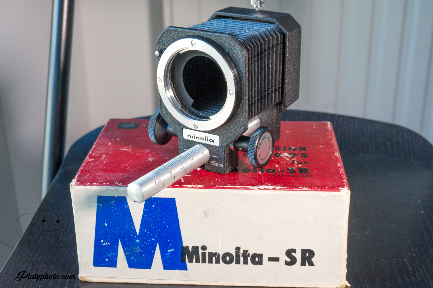 Minolta-SR extension bellows soufflet macro - Platyphoto