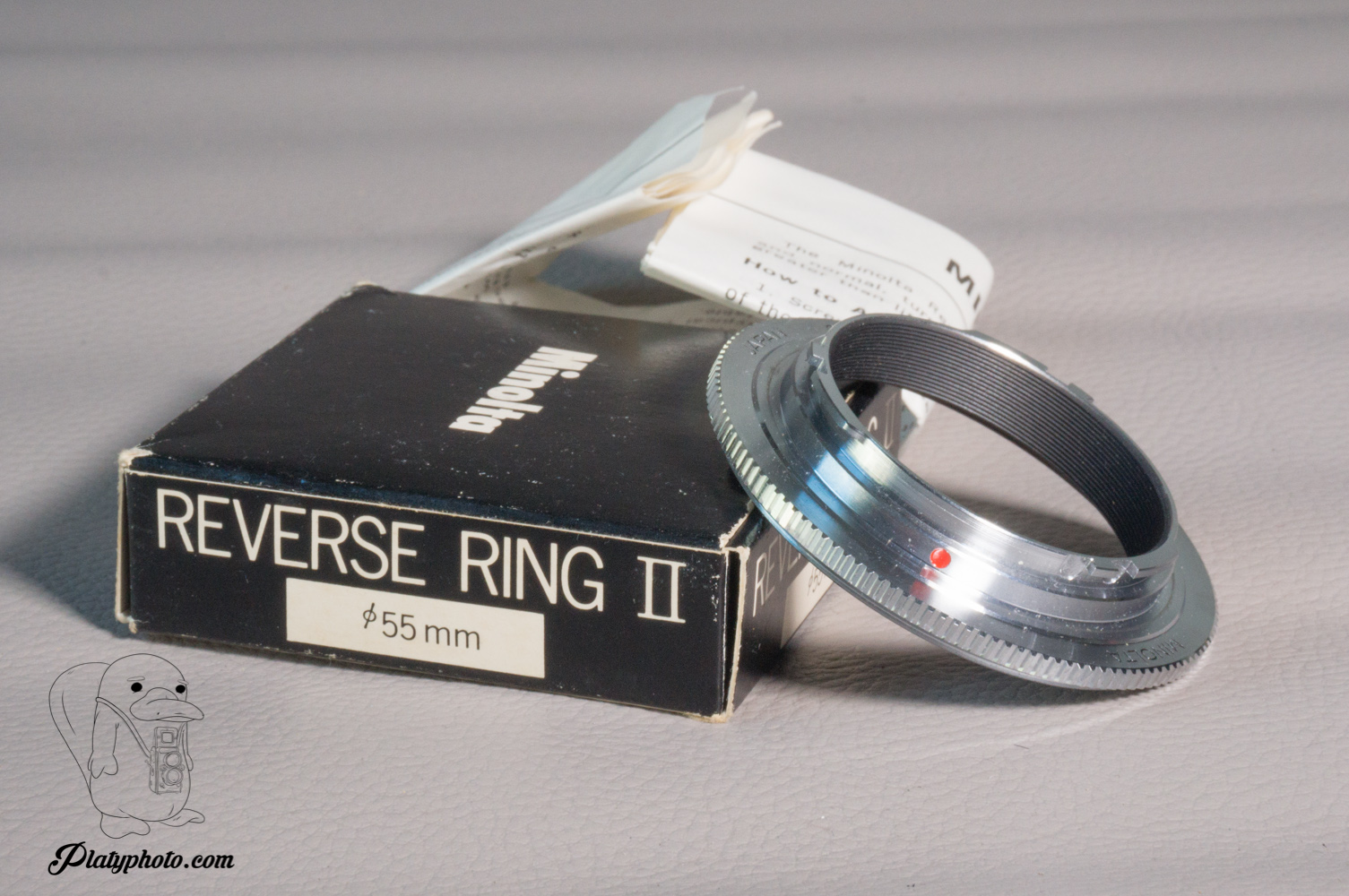 Minolta reverse ring 55mm - Platyphoto
