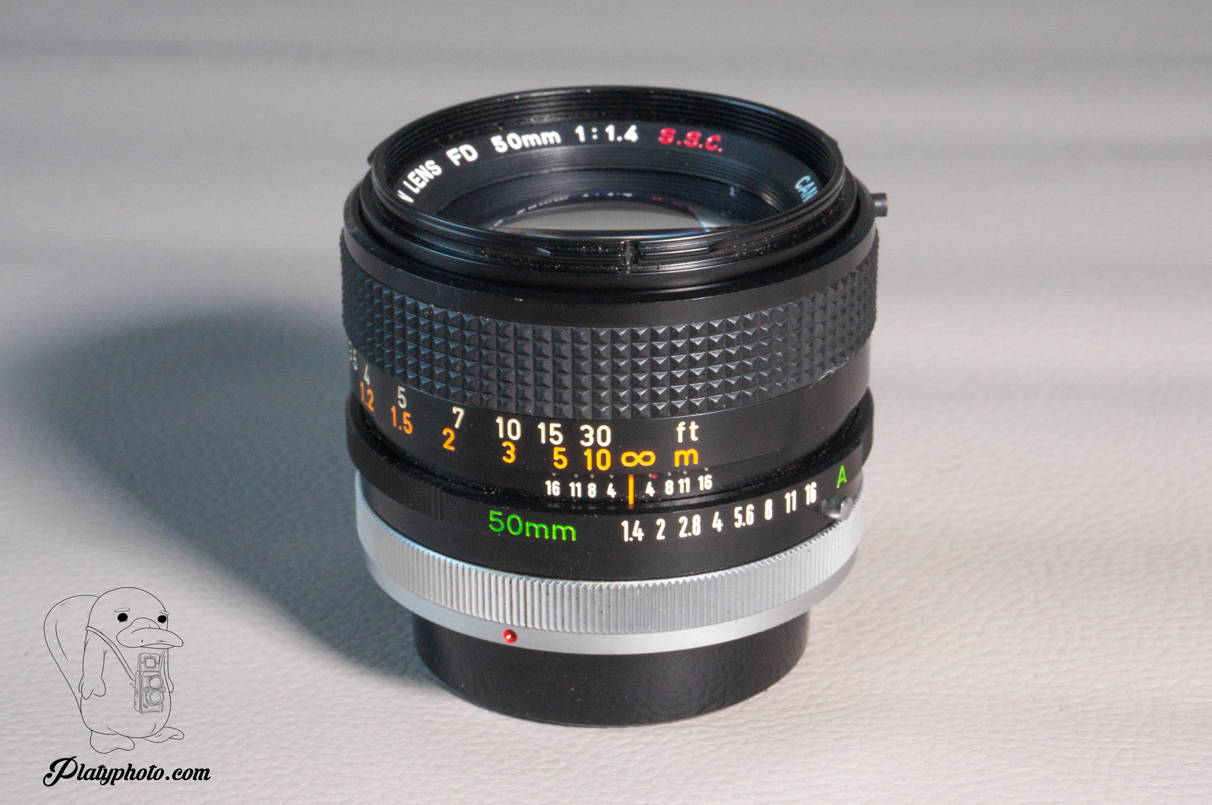 Canon FD 50mm F:1.4 SSC - Platyphoto