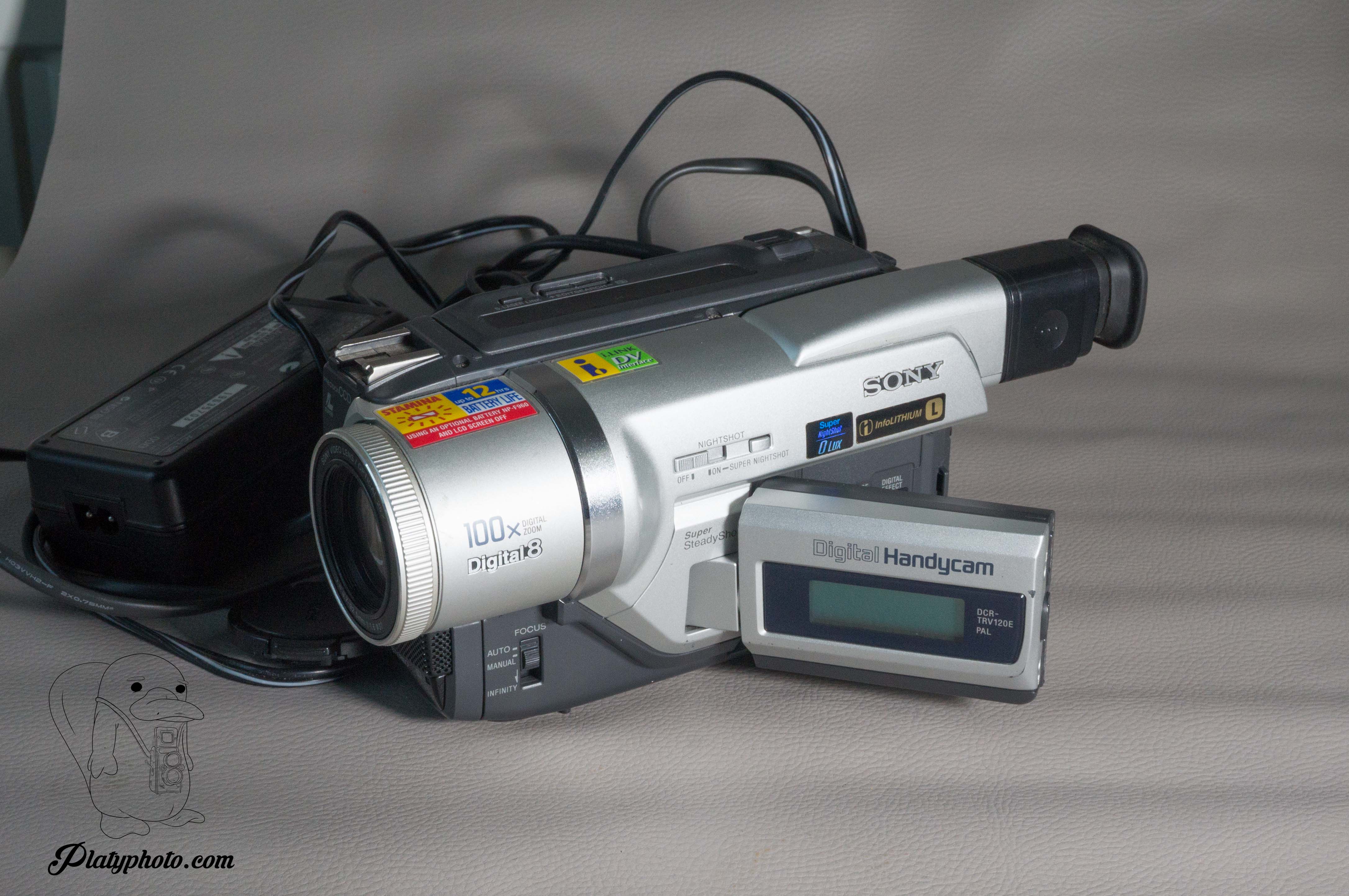 Sony DCR-TRV120E camescope HI8 - Platyphoto
